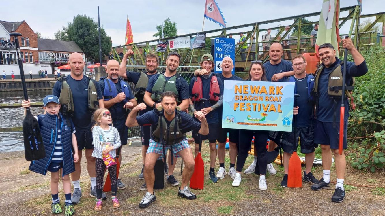 Newark Festival Dragon Boat Winners!!! - CF Construction